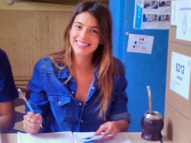 La actriz Calu Rivero como presidenta de mesa – El Puntano