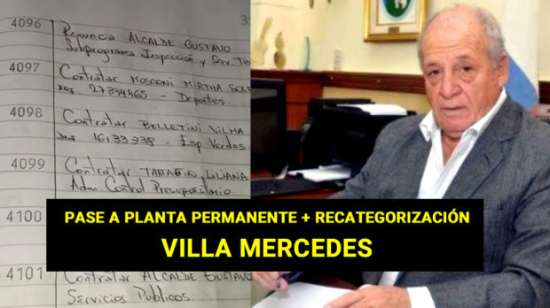 Escándalo en Villa Mercedes: Mario Merlo lanzó recategorizaciones, pase ...